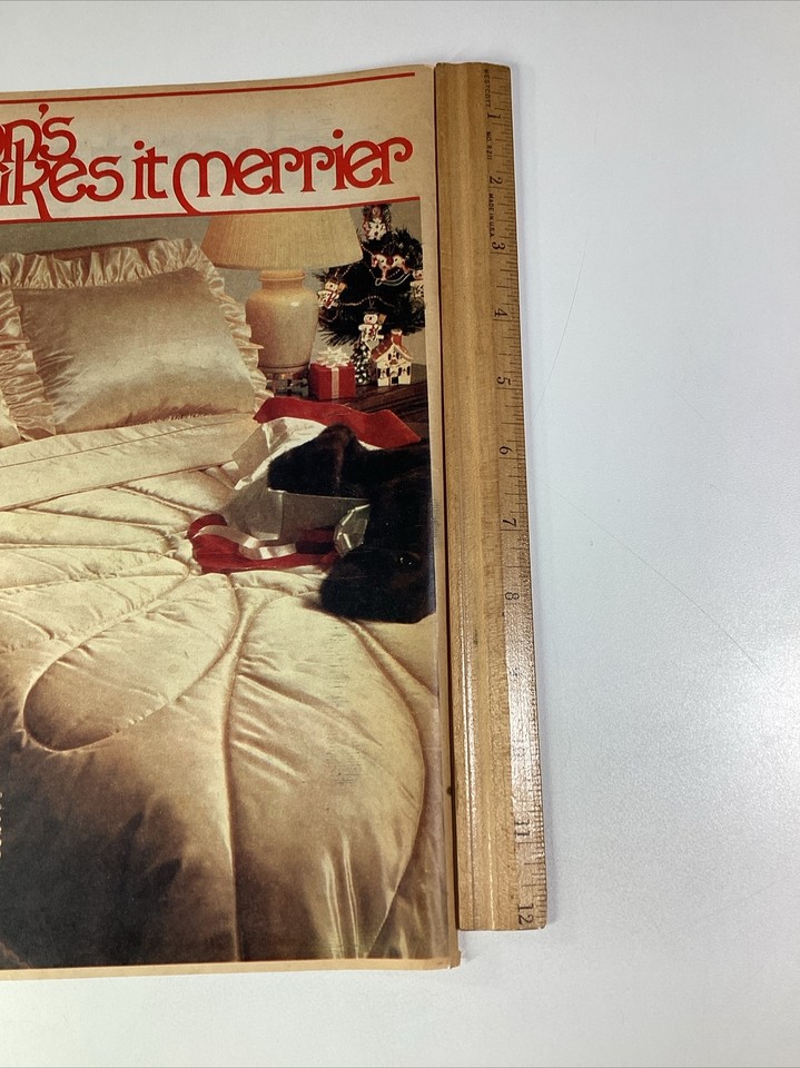 Atlanta GA Print Ad 1979 AJC Davison’s Satin Sheets Christmas Fun | eBay UK