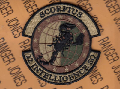 USAF Air Force 32nd Intelligence Squadron IS OCP W/ HOOK 3" patch c/e ...