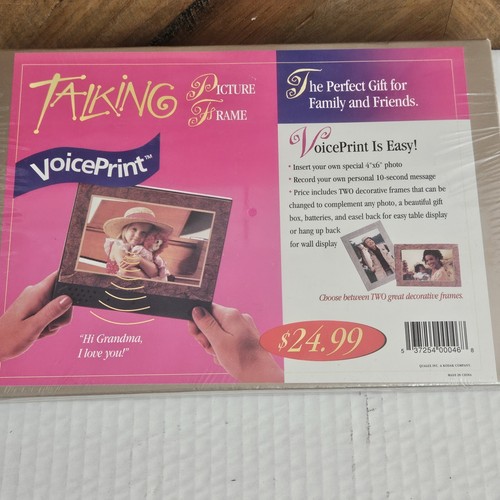 Voiceprint Picture Frame 2 interchangeable frames Talking 4x6 Photos ...