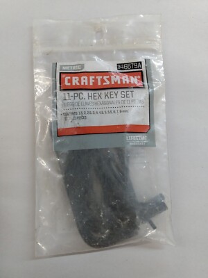 Craftsman 11pc Hex Key Set | eBay