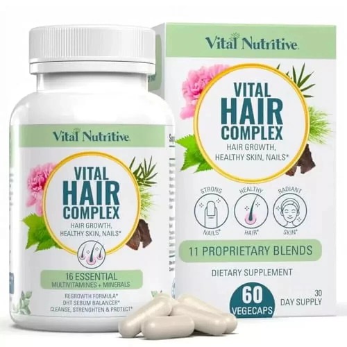 New Sealed Vital Nutritive Vital Hair Complex 60 Capsules Exp. 12/26 | eBay