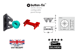 Button Fix Type 2 Bracket Connecting 90º Degree Panel Fixings QUALITY ...