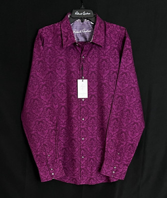 Robert Graham BAYVIEW 100% Cotton Berry 2XL Classic Fit NWT $188 ...