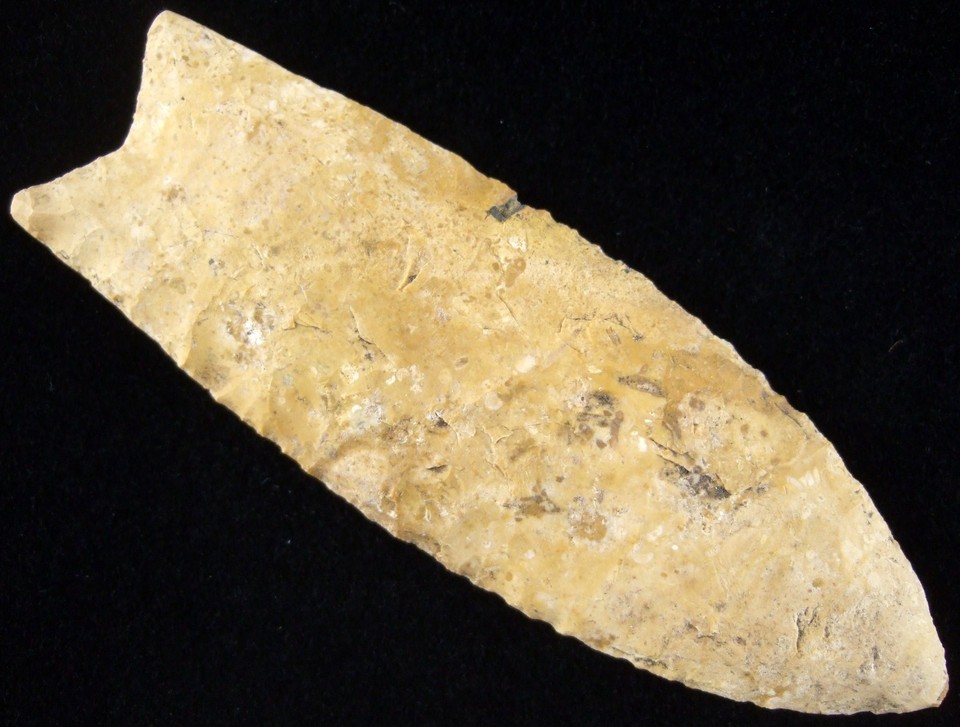 Exceptionally Fine 3 3/8 inch Missouri Burlington Clovis Point COA Arrowheads | eBay