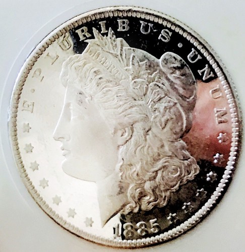 1885 O MORGAN DOLLAR! KING CAMEO$$$ 30+INCH BLK MIRRORS GEMBU+++ WOW NR ...