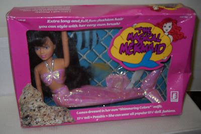 #5435 NRFB Vintage Creata The Magical Mermaid Coral 11 1/2" Fashion ...