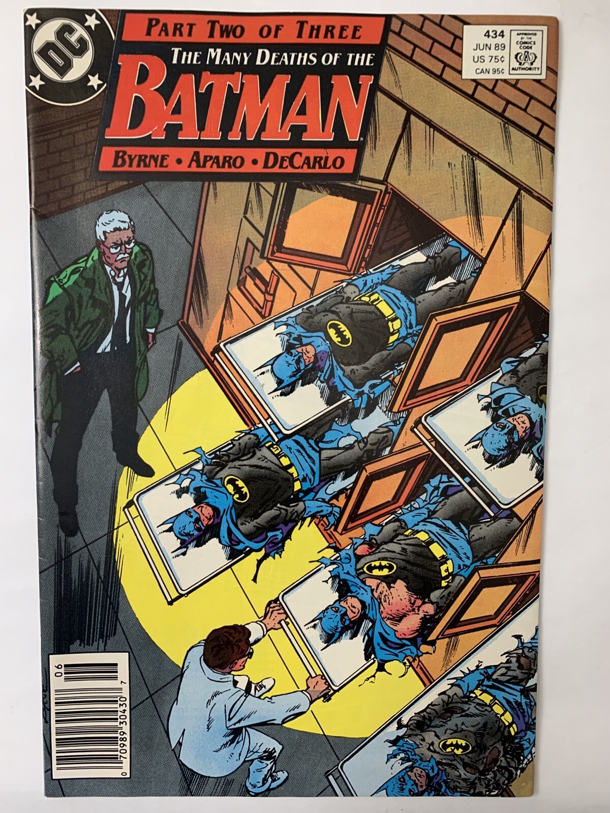 Vintage June 1989 DC Comics The Many Deaths of Batman #434, Pt 2/3 ...