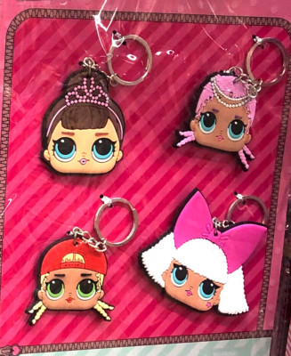 LOL Surprise Bendable Key Chains Birthday Party Favors 4 Per Package ...