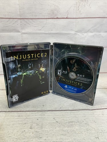 Injustice 2: Ultimate Edition (Sony PlayStation 4, 2017) PS4 Steelbook ...