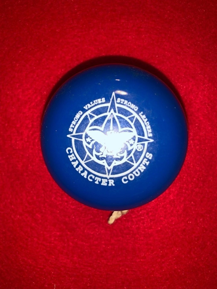 Boy Scout BSA W.D. Boyce Council Illinois Character Counts Blue Toy Yo ...