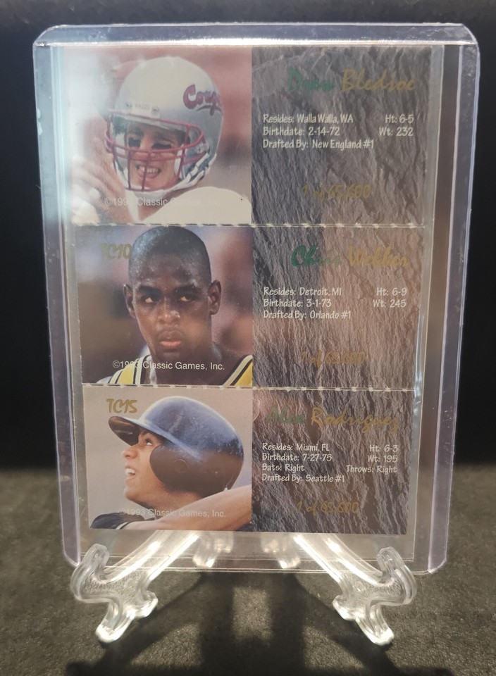 Bledsoe Webber Rodriguez 1993 The Classic Games RC #TC5 | eBay