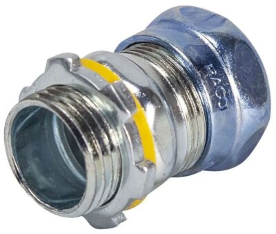 Hubbell Raco 4" EMT steel Compression Connector 2946 | eBay