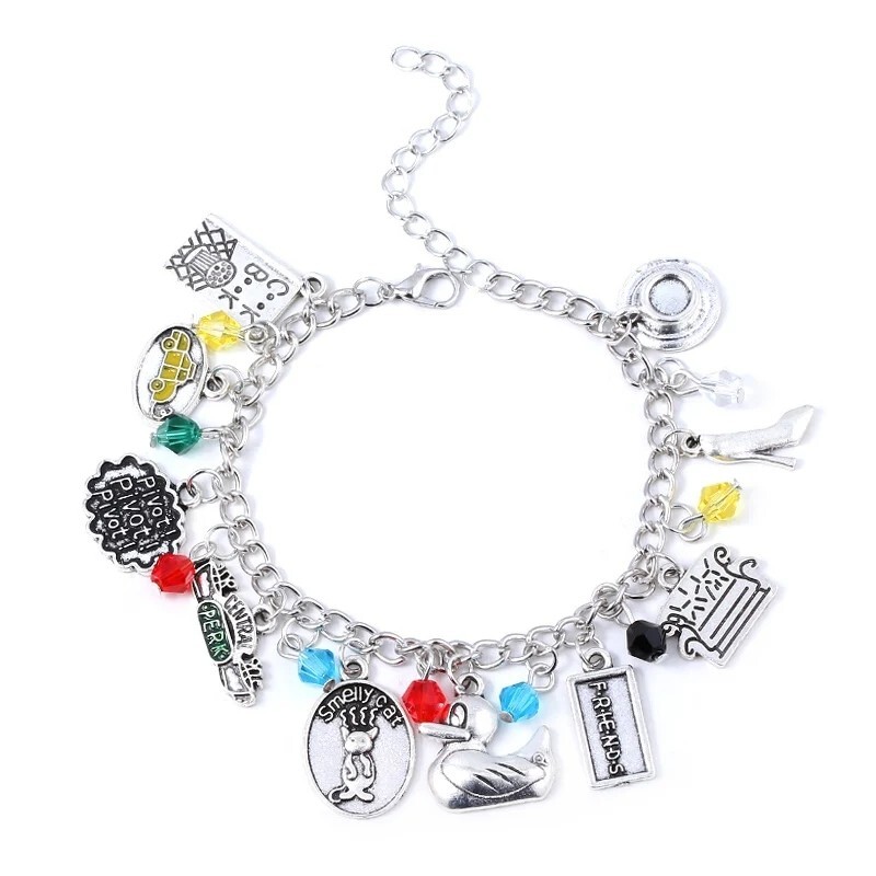 Friends TV Show Merchandise Charm Bracelet -Friends charm bracelet, USA ...