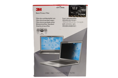 3M Blackout Frameless Privacy Filter for 12.5 Widescreen LCD/Notebook ...
