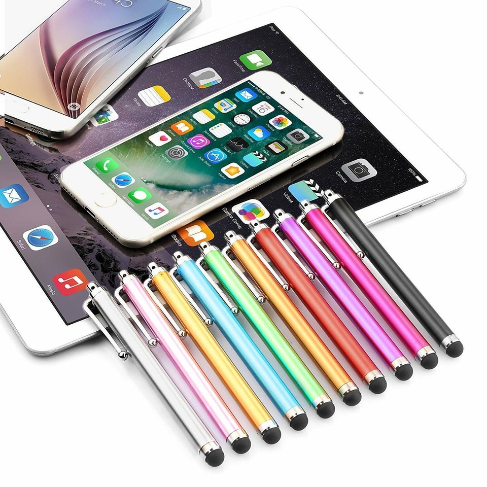 10 Pack Universal Capactive Touch Screen Stylus Pens For iPad iPhone ...