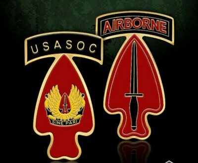 2" USASOC AIRBORNE ARMY SPECIAL OPERATIONS COMMAND CHALLENGE COIN | eBay