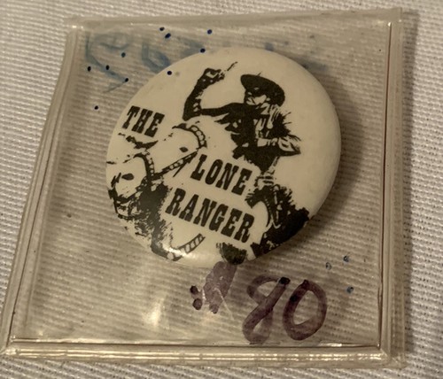 Black & White Lone Ranger Pin | eBay