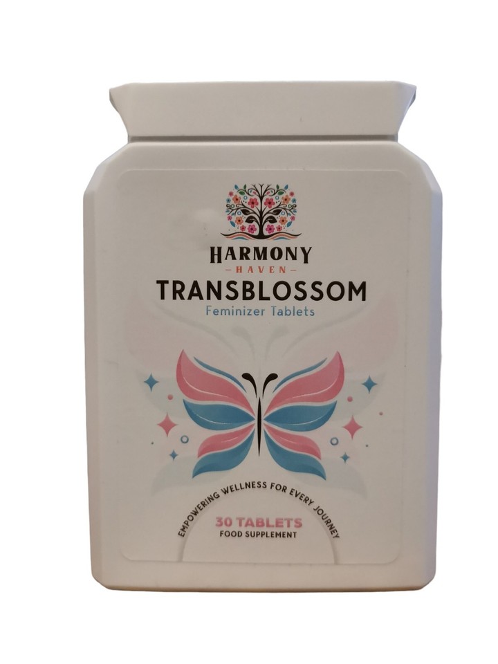 30 MTF Feminine Tablets By TransBlossom-Ideal for a vegan & vegetarian ...
