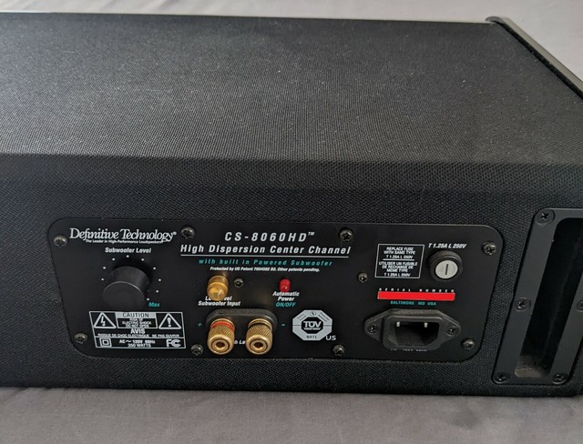 Definitive Technology CS-8060HD Center Speaker for sale online | eBay