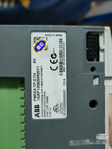 ABB 1SAP120600R0071 PM554-TP-ETH AC500 Prog.Logic Controller used | eBay
