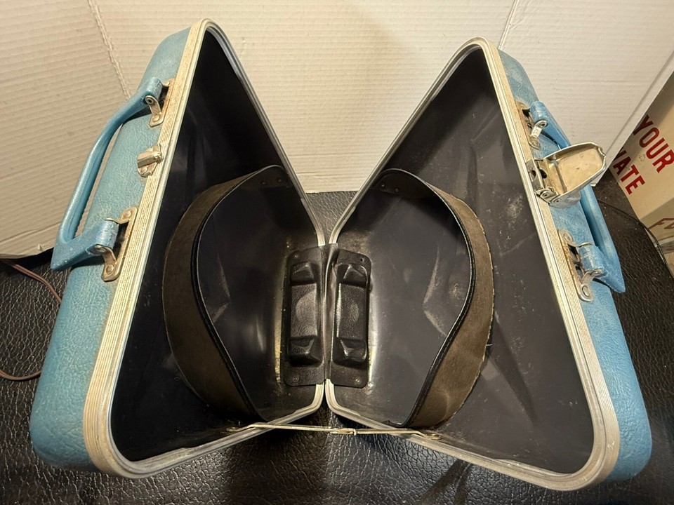 Vintage Hard Clam Shell Carrying Case Bowling Ball Bag | eBay