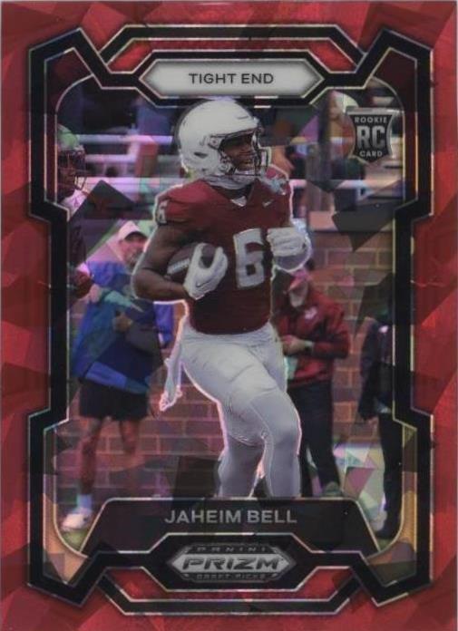 2024 Panini Prizm Draft Picks - Jaheim Bell #160 Red Ice Prizm (RC) for ...