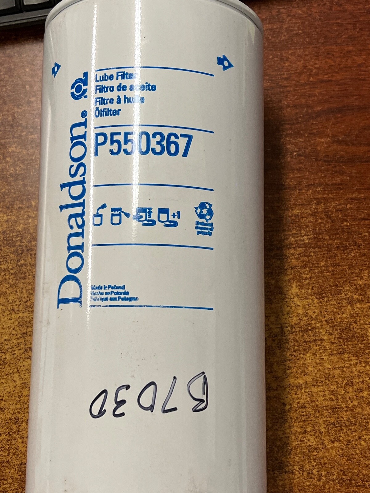 DONALDSON P550367 - cross reference oil filters | oilfilter ...