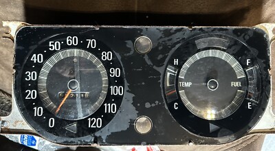 1968 AMC AMX Javelin 120 Mph speedometer gauge cluster Parts Only ...