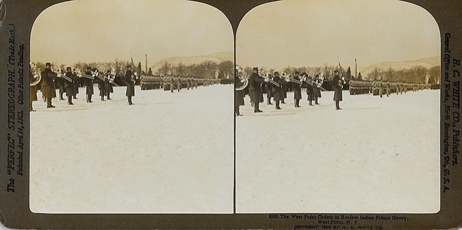 Prussian Prince Henry reviewing Cadets at West Point 1902 White ...