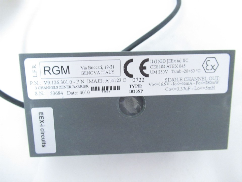 241441 New In Box; Markem ENM14123 Inkjet Printer Level Safety Block-3 ...