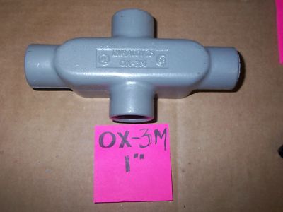 x37 x condulet conduit 1" body rigid outlet threaded | eBay