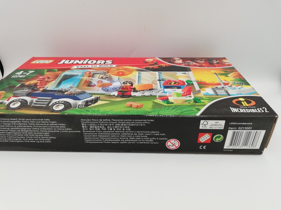 Lego Juniors 10761: Disney Incredibles 2 'The Great Home Escape' - HTF ...