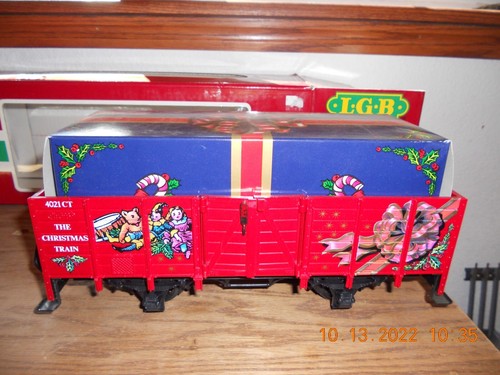 LGB 40217 The Christmas Train Package Car LN in Original Box | eBay