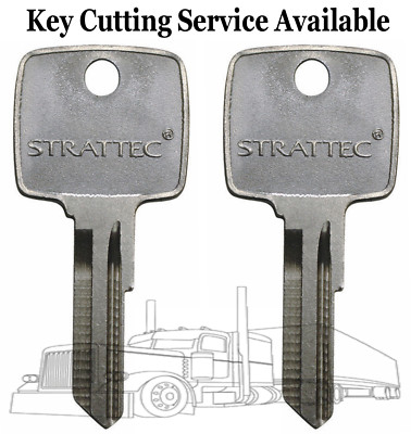 Qty 2 Mack Key Blank Ignition Door Big Semi Truck 18 Wheeler Strattec ...
