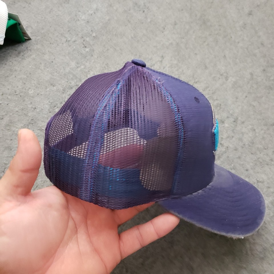 NEW Charlotte Hornets Hat Cap Snap Back Purple Blue Adidas NBA ...