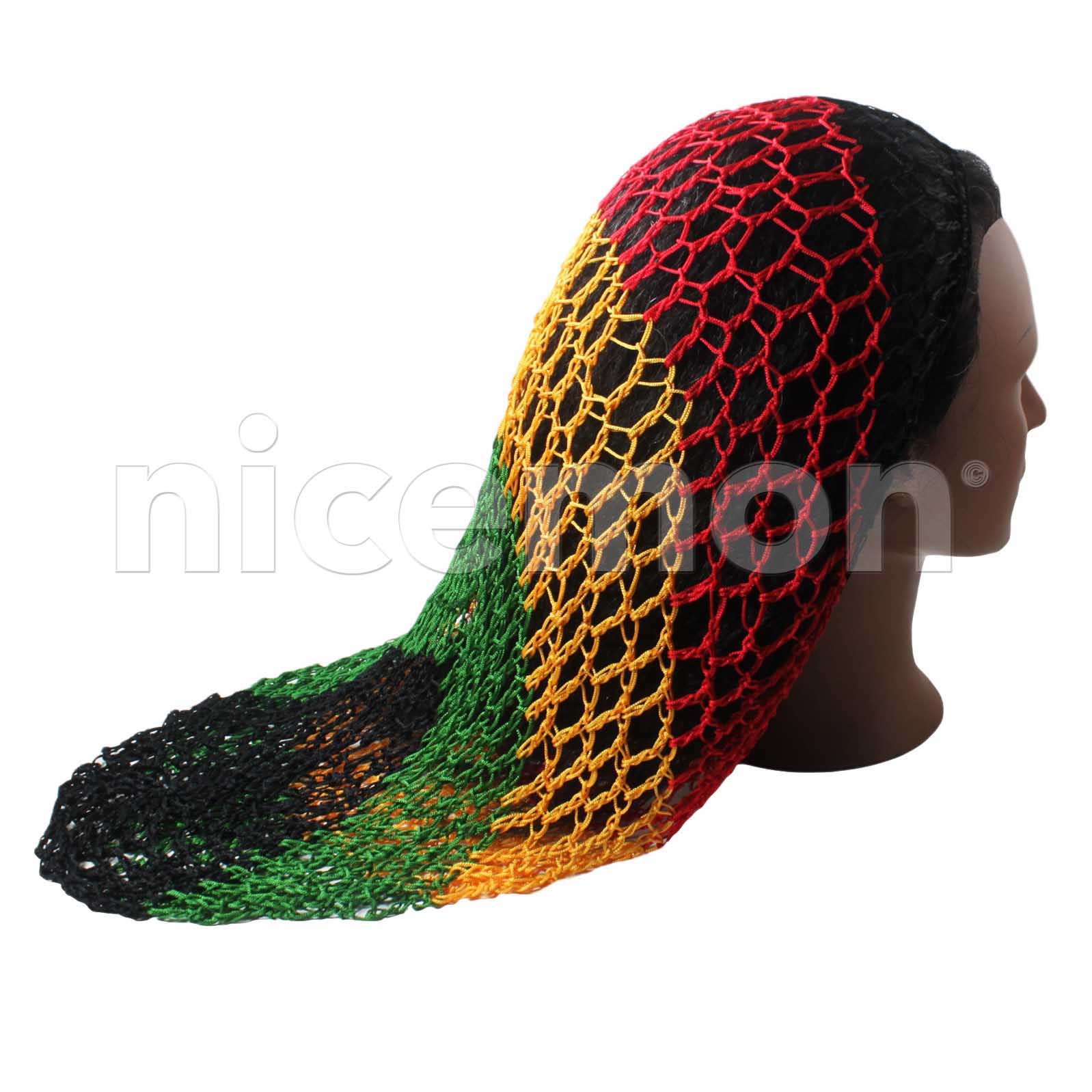 Fishnet Hair Net Hairnet Slouchy Cover Cap Hat Rasta Rastafari ...