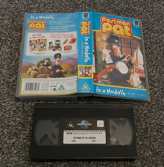 Postman Pat in a Muddle and Other Stories VHS Video - Contains 3 ...