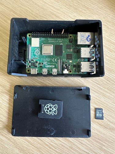 Raspberry Pi 4 B 2GB RAM 1.5GHz 64bitCPU Wi-Fi Bluetooth HDMI USB 3 ...