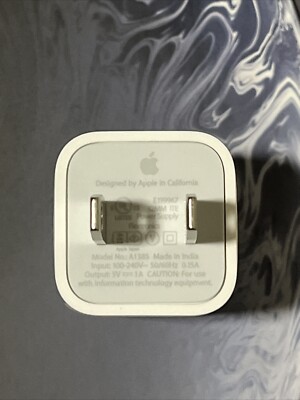 Apple 5W USB Wall Charger Cube Power Adapter for iPhone - White | eBay