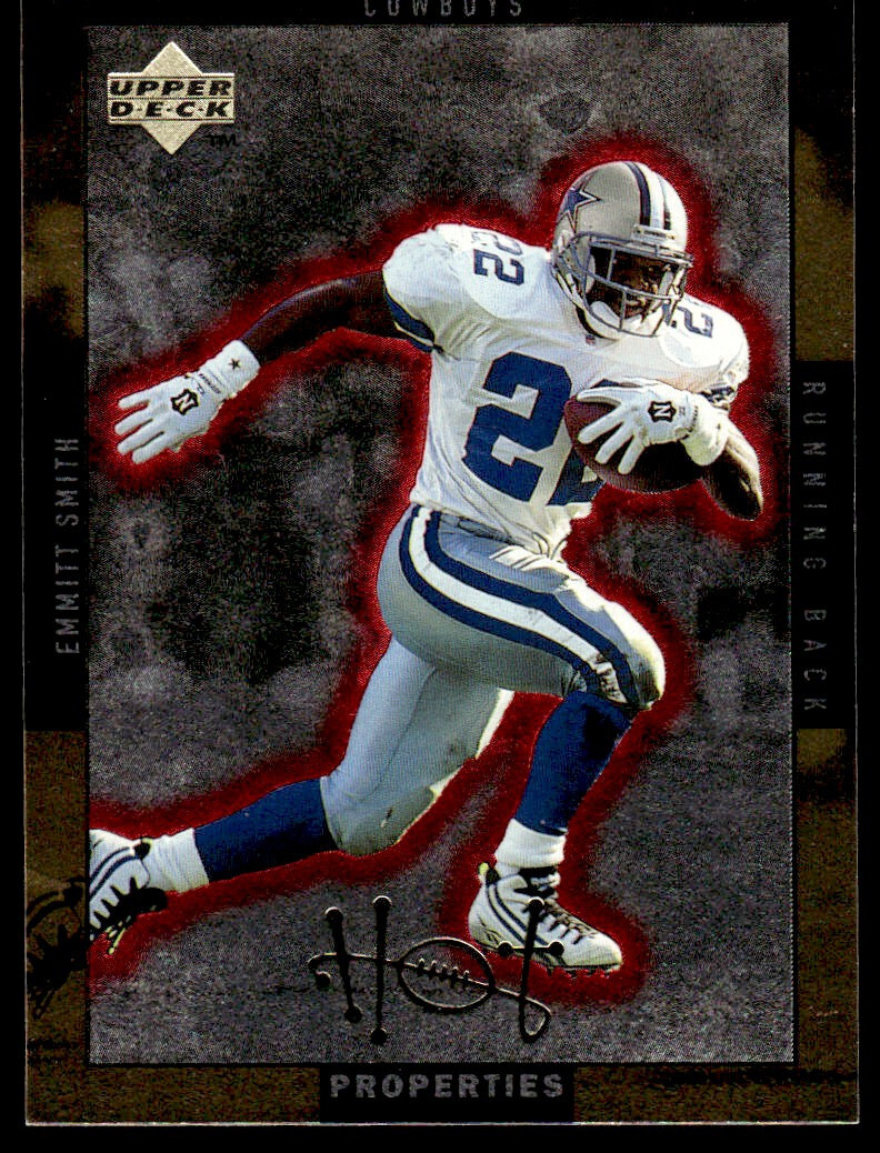 1996 Upper Deck - Hot Properties Emmitt Smith, Errict Rhett #HT-6 Gold ...