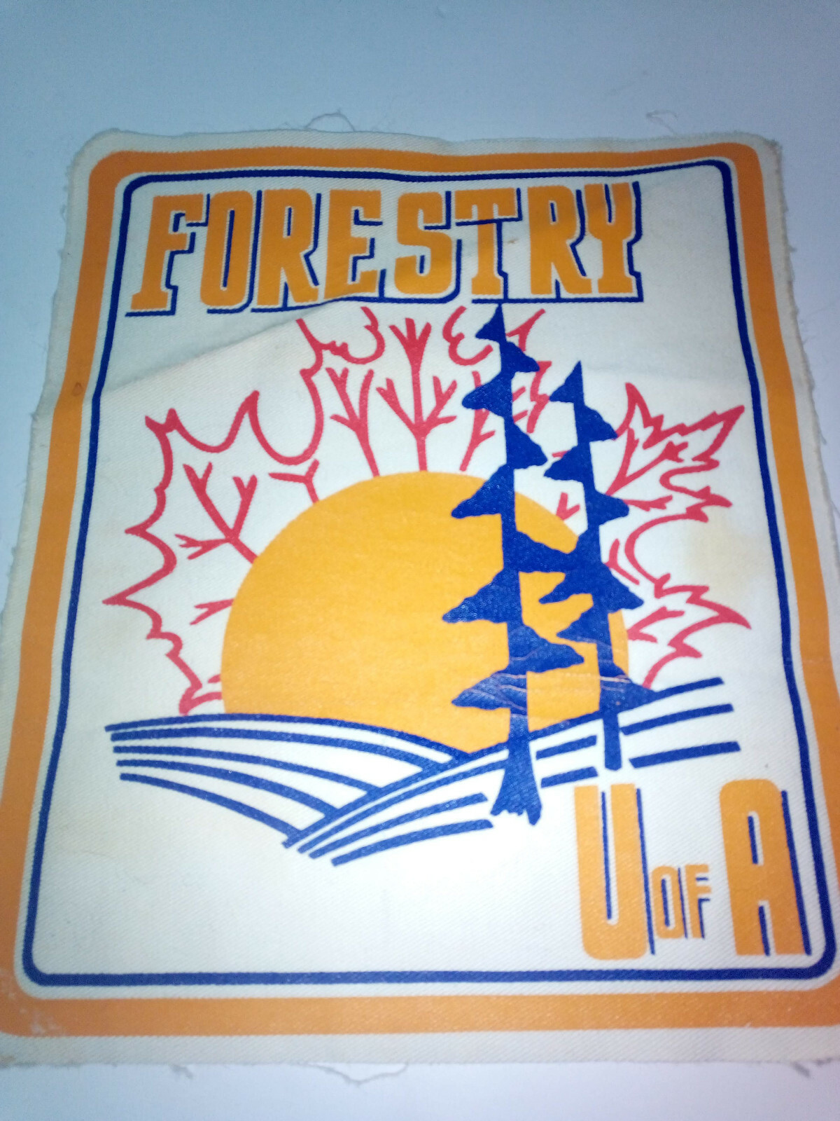 Vintage U Of A "University Of Alberta" Forestry Large Jacket Patch ...