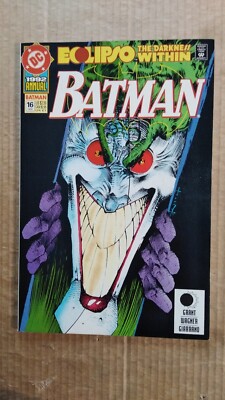 BATMAN ANNUAL #16 VF/NM 1992 DC Comics THE DARKNESS WITHIN JOKER ...