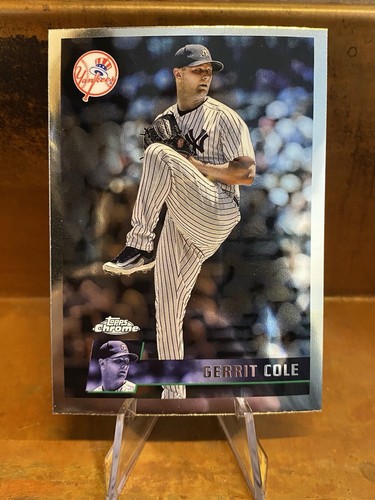 2024 Topps Chrome Lids Mitchell & Ness Gerrit Cole Yankees SP variation ...