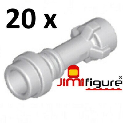 NEW 20 x LEGO Minifigure Weapon Light Saber Hilt Light Bluish Grey ...