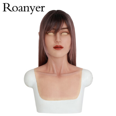 Roanyer Silicone Female Realistic Fancy Human Skin Mask For ...