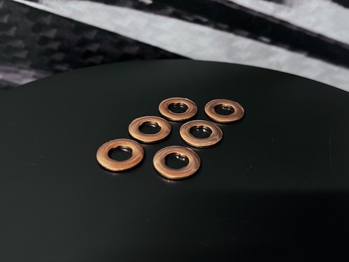 NEW Genuine Mercedes-Benz Set Of 6 Diesel Injector Copper Washers x6 ...