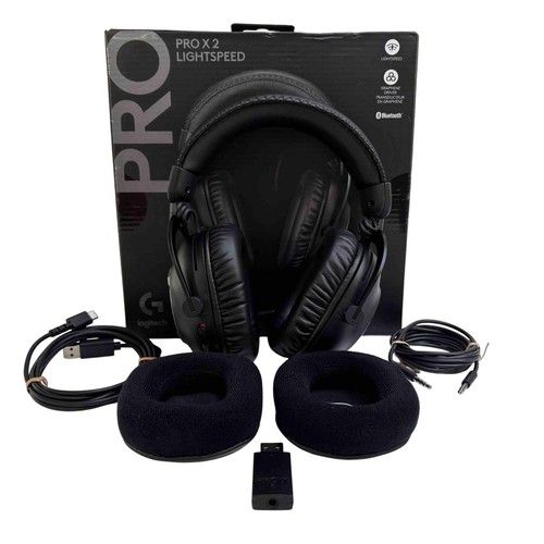 Logitech Pro X2 Lightspeed 981-001262 Bluetooth Wireless Gaming Headset ...