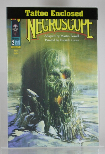 Necroscope #2 Comic 1992 wTattoo Bagged Malibu Horror Bob Eggleton ...