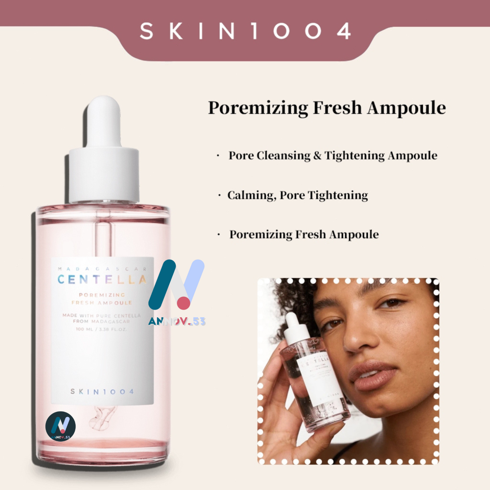 SKIN1004 Madagascar Centella Poremizing Ampoule Hydrate Enlarged Pore ...