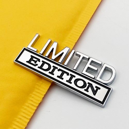 Chrome Black Metal Limited Edition Car Badge Logo Letter Sport SUV ...